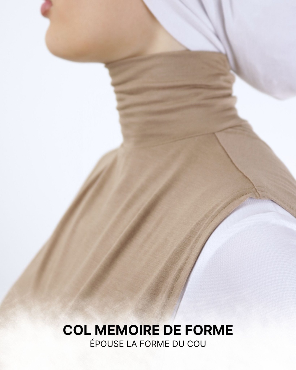 Faux Col Premium en fibres de bambou - LAMISHIJAB® Création