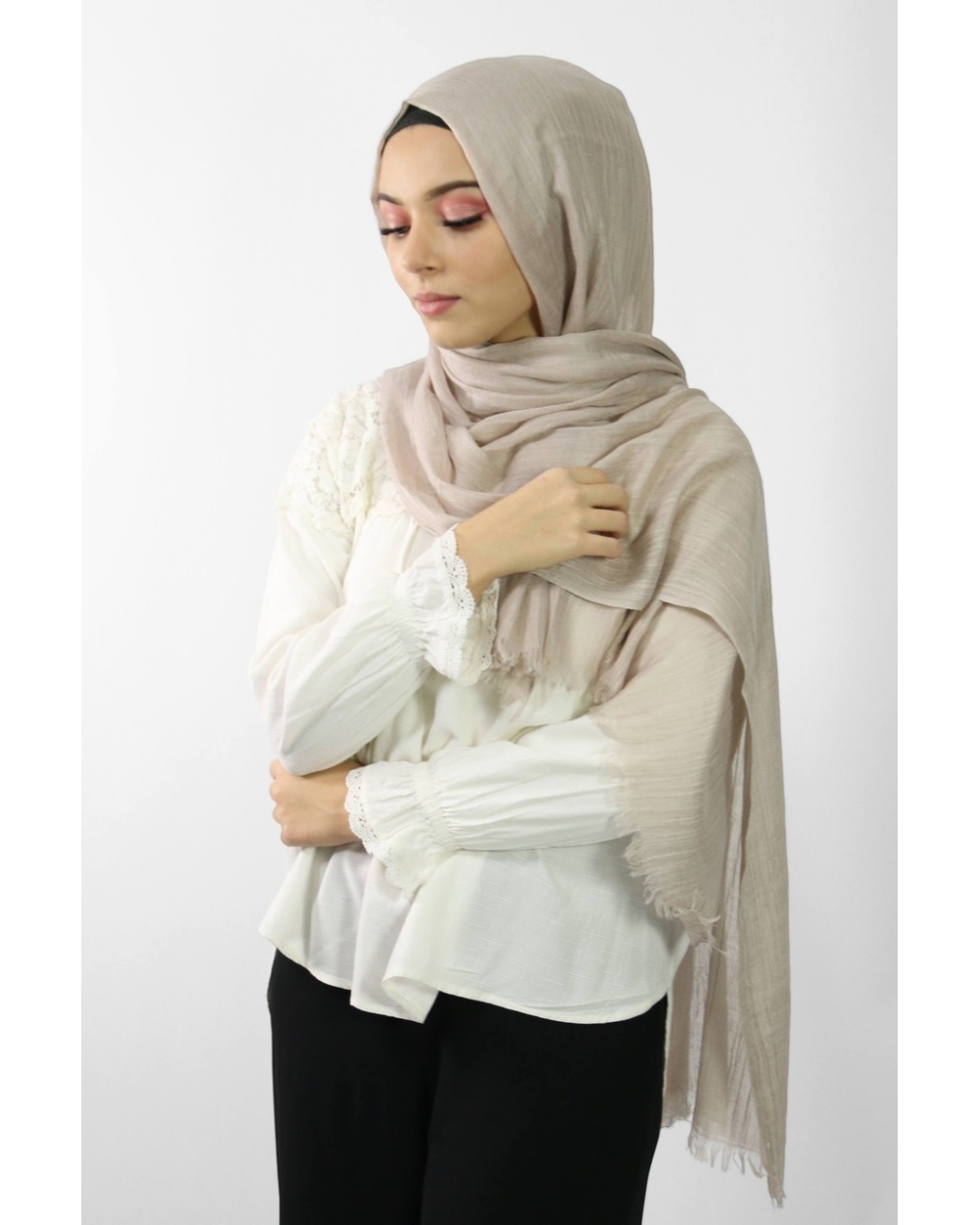 Maxi Hijab Coton PREMIUM Mauve