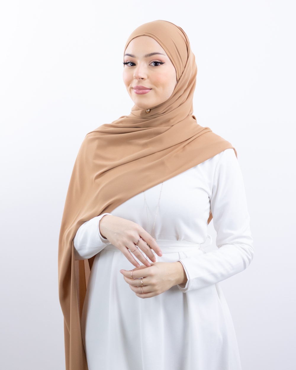 Luxurious Crepe chiffon Instant Hijab LAMISHIJAB® CREATION
