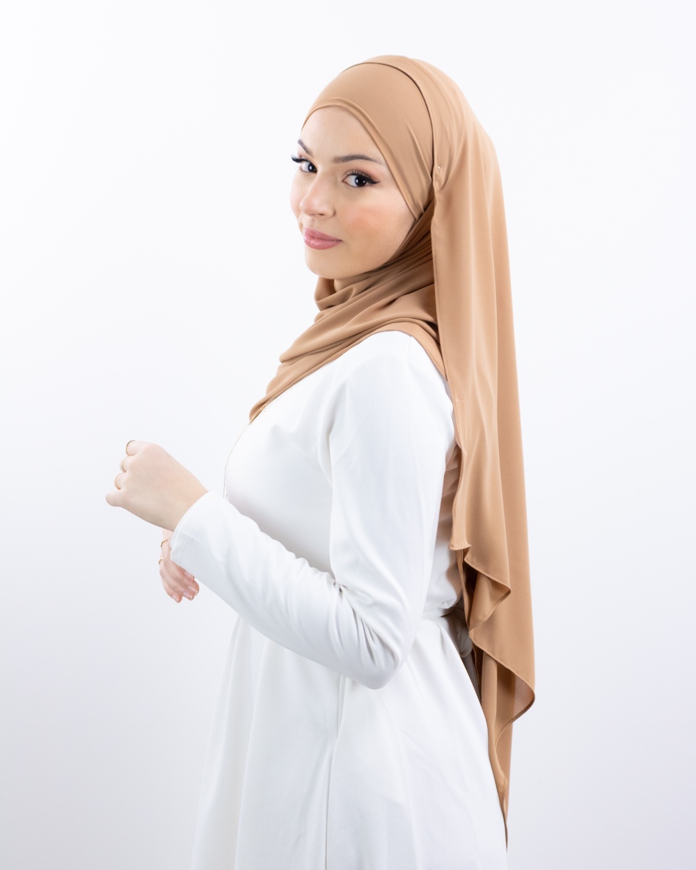 Luxurious Crepe chiffon Instant Hijab LAMISHIJAB® CREATION
