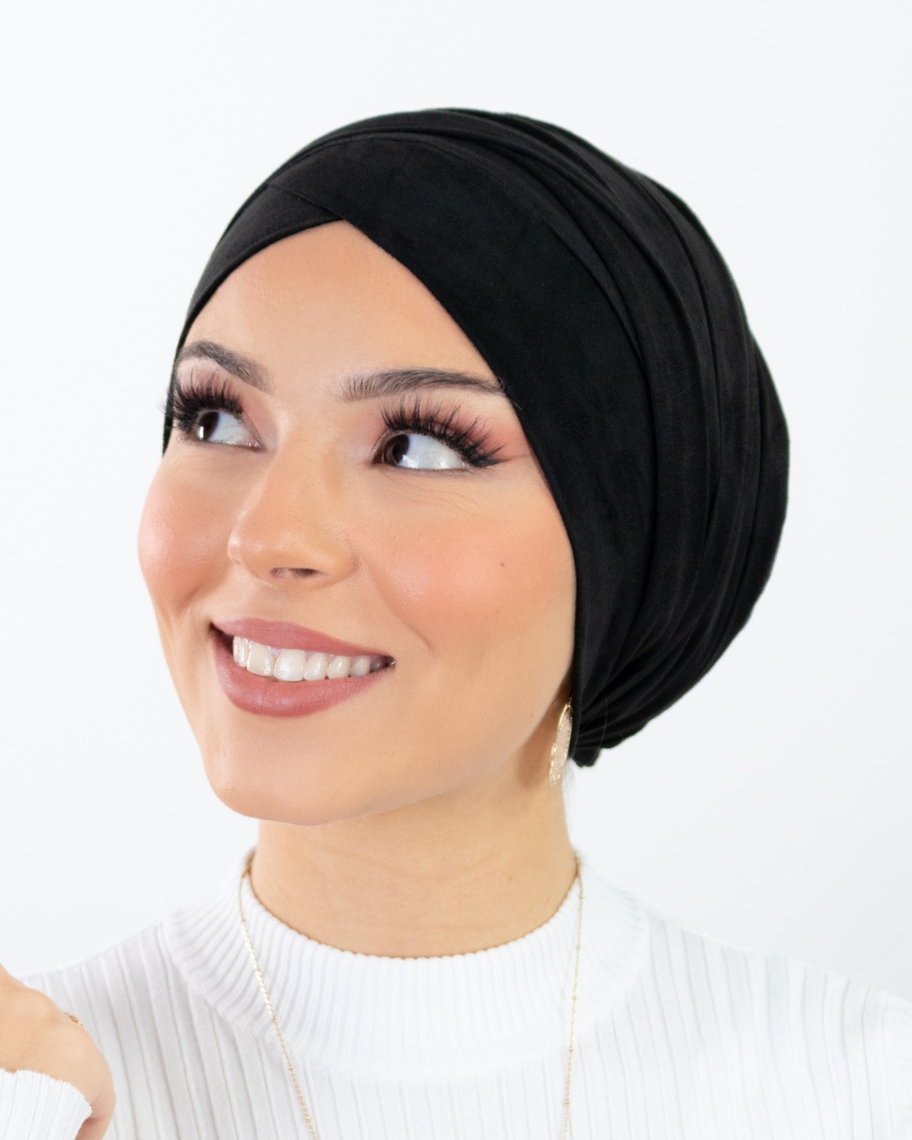 Turban à enfiler en Daim