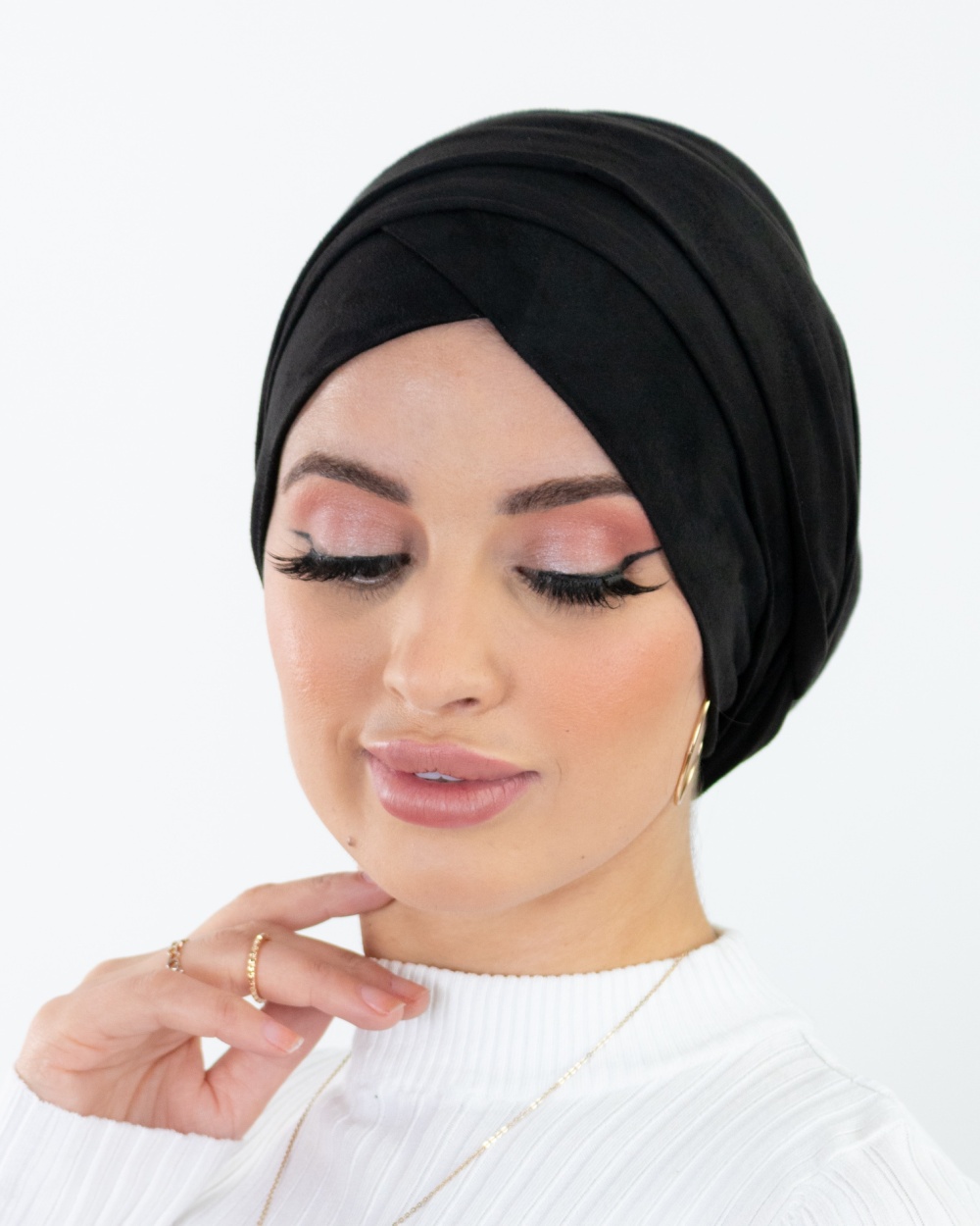 Turban à enfiler en Daim