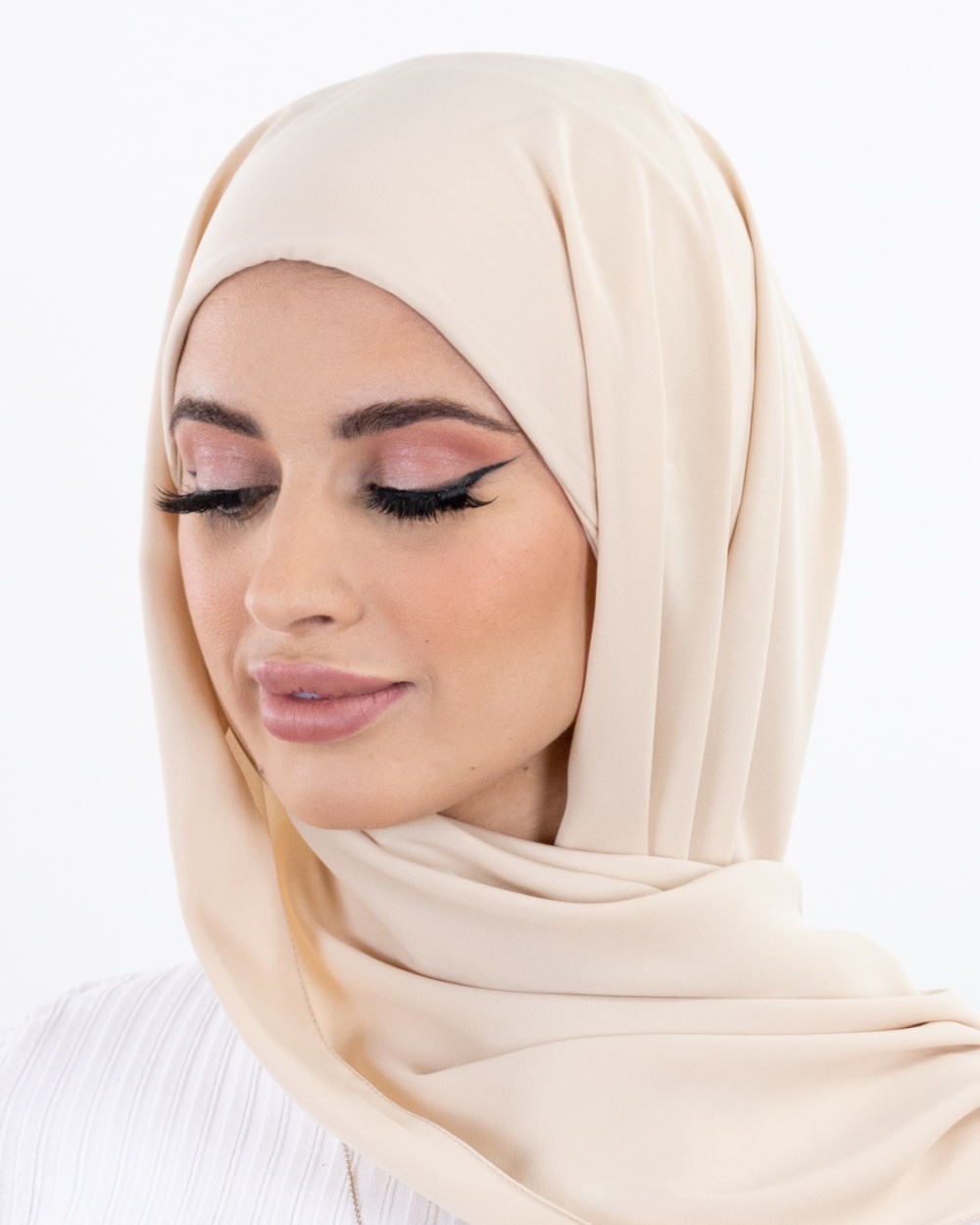 Instant Hijab with Integrated Underscarf in Medina Silk